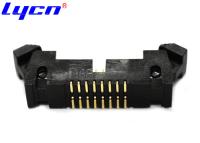 China Short Latch 16 Pin DIP Header Ejector Connector SMT Type 1.27mm Pitch for sale