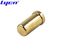 China Screw Machine Terminal Gold Plated Connector Pins Copper 3.0mm Receptacles for sale