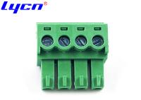 China Pluggable Female Terminal Block 3.81 Mm 1×4P Straight Without Flange for sale