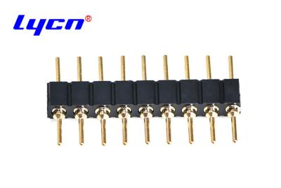 China 500 Cycles Machined Round PIN Header 2.54 Mm Height 3.0mm Length 10mm for sale