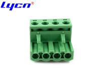 China 5.0mm Female PCB Terminal Block Connector Without Ear Right Angle Type for sale