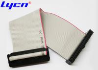 China 2.54mm Pitch IDC / DIP Flat Ribbon Cable Assembly With Butterfly Hook for sale