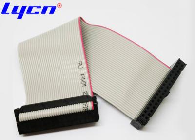 China 2.54mm Pitch IDC / DIP Flat Ribbon Cable Assembly With Butterfly Hook for sale