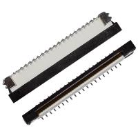 China Matte SN LCP 94V-0 Lycn FPC Connector 0.5mm Pitch SMT Contact With Lock for sale