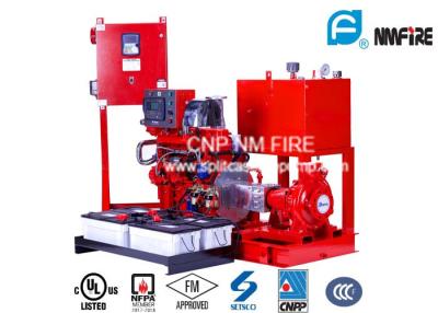 China End Suction Centrifugal Diesel Engine Driven Fire Pump With 44kw Max Shaft Power for sale