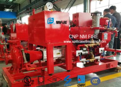 China 500GPM / 200PSI Diesel Engine Driven Fire Pump With Air / Water Cooling for sale