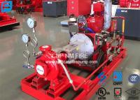 China 200GPM@155PSI End Suction Centrifugal Pump For Firefighting Red Color for sale