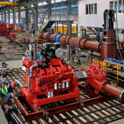 China Firefighting Use With UL Approval Diesel Engine Drive Fire Pump With Split case Fire Pump On 500GPM @ 115PSI for sale