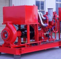 China Single Stage Horizontal Centrifugal End Suction Fire Pump Set With Diesel Engine for sale