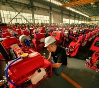 China Powerful Durable Diesel Engine Fire Pump Driver   and Fuel Tank Capacity 50-550 Gallons 1250GPM for sale