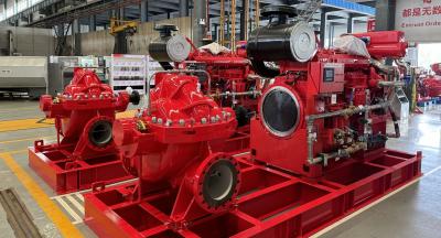 China NFPA 20 Standard Fire Fighting Pumps for Superior Fire Suppression 110-284PSI Head 4500GPM for sale