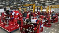 China 6500 GPM Split Case Fire Pump Driven By  Diesel Engine For Industrial Fire Safety for sale