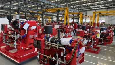 China 6500 GPM Split Case Fire Pump Driven By  Diesel Engine For Industrial Fire Safety for sale