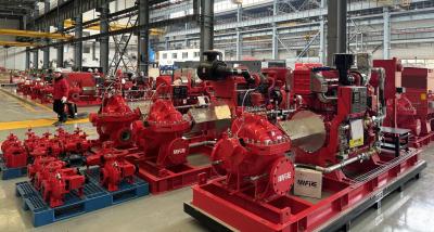 China Split Case Fire Pump Up To 249psi For Commercial Buildings In Need Of Fire Protection 3000 GPM for sale