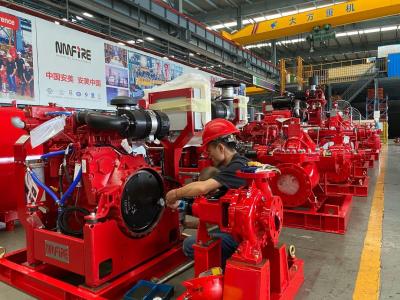 China Electric Or Diesel Power Source Diesel Engine Fire Pump Heavy-Duty Fire Suppression UL Listed End Suction Pump for sale