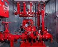 China Containerised Fire-fighting Pump Sets with Flow 300–8000 GPM  UL FM NFPA20 Certified Complete Fire Pump System for sale