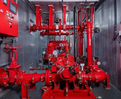 China Containerised Fire-fighting Pump Sets with Flow 300–8000 GPM  UL FM NFPA20 Certified Complete Fire Pump System for sale