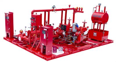 China UL/FM Horizontal Split Case Fire Pump Assembly 1 Motor 1 Diesel 1 Jockey for sale
