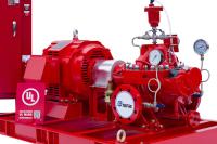 China NFPA20 Standard Diesel Engine Driven Fire Pump 415 Feet With Air / Water Cooling System for sale