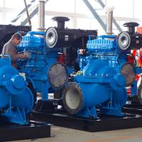 China Diesel Engine Driven Emergency Fire Pump With 20-1227Kw Power NFPA20 Approved for sale