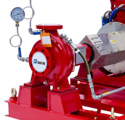 China NFPA20 Standard End Suction Fire Pump 250GPM@100PSI Ductile Cast Iron Casing for sale