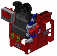 China 55 KW Fire Pump Engine Diesel Fuel With Compact Structure , UL / FM Aprroved for sale