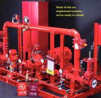 China 4000GPM Skid Mounted Fire Pump Ductile Cast Iron Casing With 338KW Motor Driver for sale