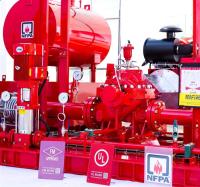 China Skid Mounted Firefighting System Fire Pump Set 400GPM / 135PSI NFPA20 Standard for sale