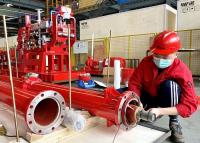 China Multistage Diesel Engine Driven Fire Fighting Pump Set With 750 US GPM for sale