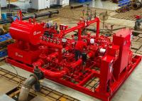 China 400GPM 100PSI Head Skid Mounted End Suction Fire Pump for sale