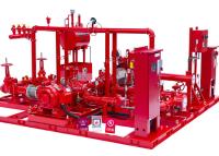 China Horizontal Split Case Fire Pump 2000GPM With 2100L Fuel Tank for sale