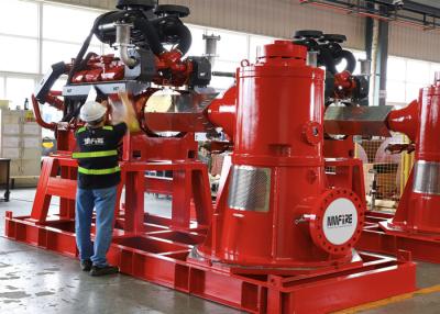 China EN12845 1000GPM Diesel Engine Driven Vertical Turbine Pump for sale