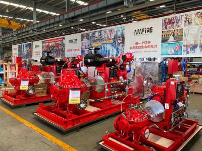 China 1250GPM 100M UL FM Split Case Fire Pump With Tornatech Controller for sale