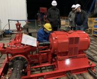China Energy Saving Electric Motor Driven Fire Pump 1250GPM With Single Stage for sale