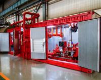 China NFPA 20 Approved Skid Mounted Fire Pump Containerized Package for sale