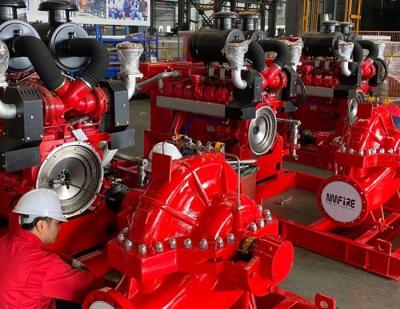 China High Precision Diesel Engine Driven Fire Pump 1000 Gpm @ 70m Schools Use for sale