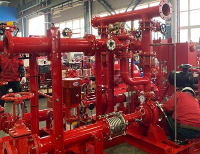 China NFPA20 Standard Centrifugal Fire Water Pump Package 750GPM@110PSI for sale