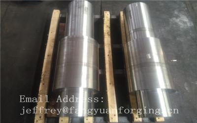 China 6.3μm Ra Surface Finish Forged Alloy and Carbon Steel Shafts - ASME ASTM Compliant Industrial Components for sale