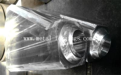 China Forged Big Steel Tee - Custom Open Die Forged Components 2-24 Inch Sizes with 0.25-2 Inch Wall Thickness for sale