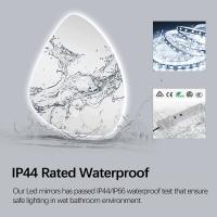 China Dimmable LED Frameless Mirror 5mm Defog Bathroom Mirror For Hotel / Bathroom / Project for sale