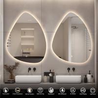 China Dimmable LED Frameless Mirror 5mm Defog Bathroom Mirror For Hotel / Bathroom / Project for sale