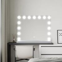 China Frameless Hollywood Vanity Mirror IP44 IP66 3 Lighting Modes Smart Touch Vanity Mirror for sale