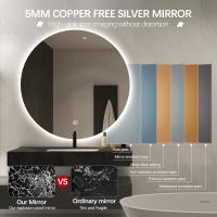China OEM ODM Custom LED Bathroom Mirror , LED Bathroom Touch Screen Mirror for sale