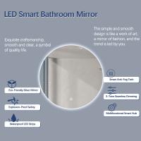 China OEM ODM Custom LED Bathroom Mirror , LED Bathroom Touch Screen Mirror for sale