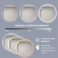 China OEM ODM Custom LED Bathroom Mirror , LED Bathroom Touch Screen Mirror for sale