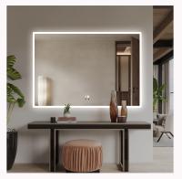 China Decoration Backlit Smart Mirror Antifog Bathroom Mirror Wall Mounted With LED Light for sale