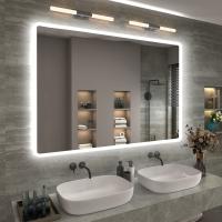 China Decoration Backlit Smart Mirror Antifog Bathroom Mirror Wall Mounted With LED Light for sale