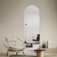 China Eco Friendly LED Oval Bathroom Mirror , Frameless Smart Make Up Bathroom Mirrors for sale