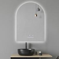 China Frameless Smart Touch Screen LED Mirror Wall Mounted Bathroom Vanity Mirror for sale