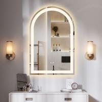 China Frameless Smart Touch Screen LED Mirror Wall Mounted Bathroom Vanity Mirror for sale
